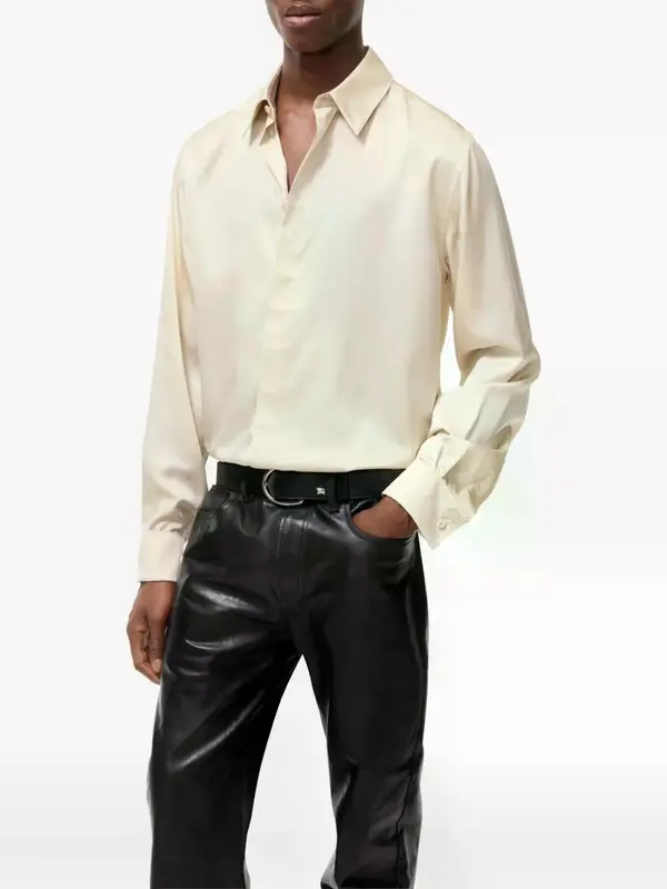 Burberry Relaxed-fit Silk Shirt