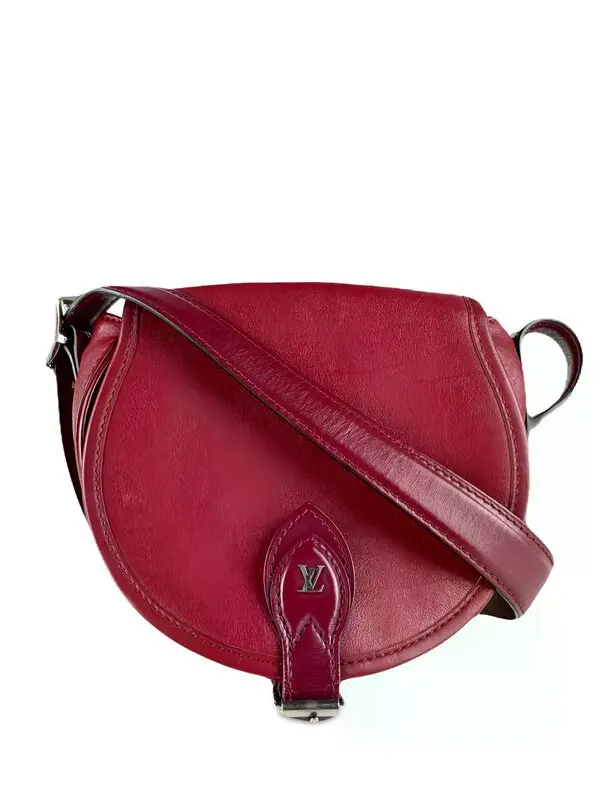 LOUIS VUITTON 2019 Calfskin Tambourin Crossbody Bag - Red
