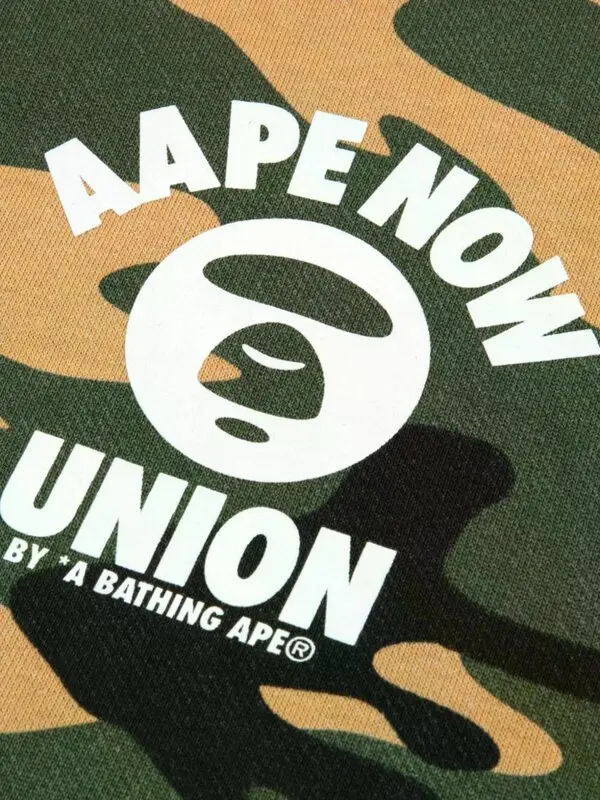 AAPE BY *A BATHING APE Camouflage-print Zip-up Hoodie