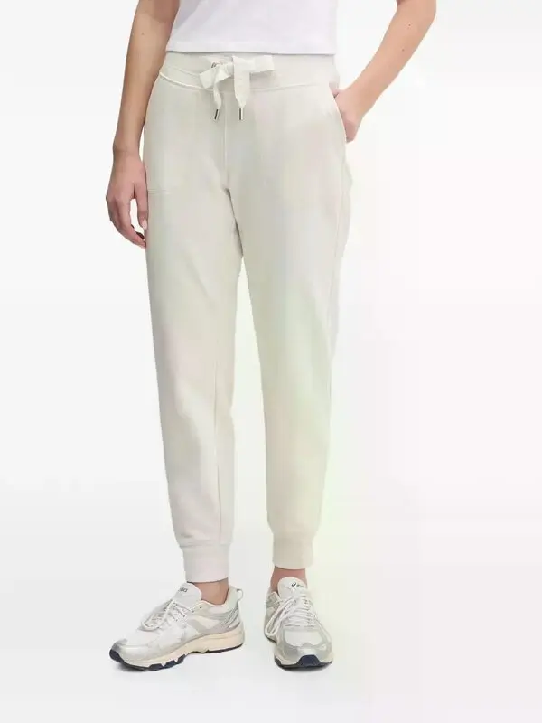 Dkny Drawstring-detail Cotton Track Pants