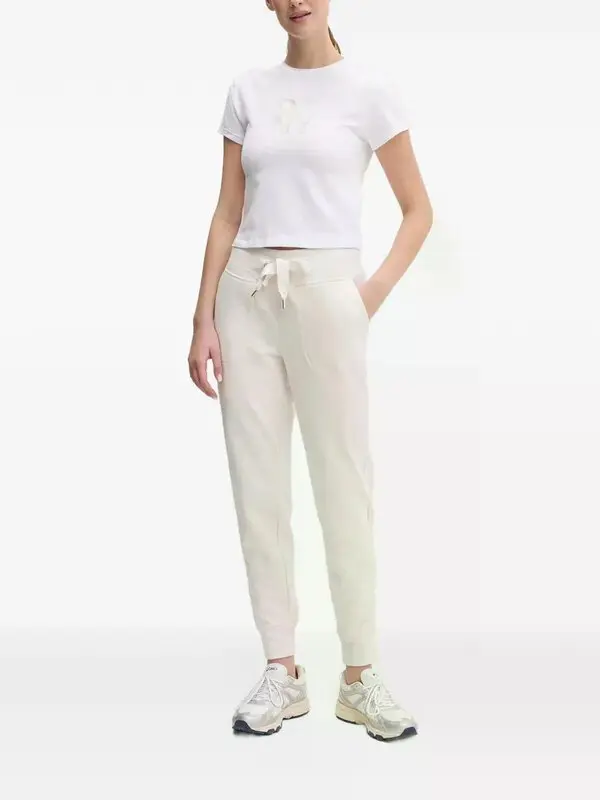 Dkny Drawstring-detail Cotton Track Pants