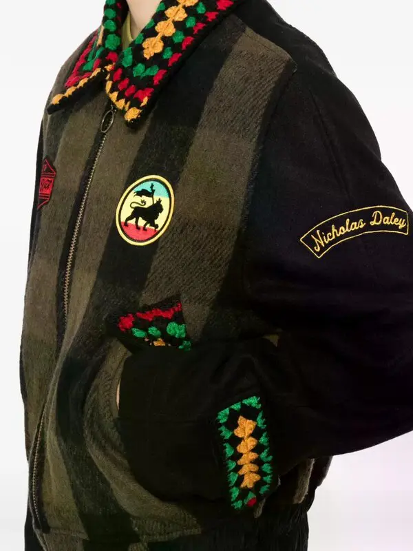 NICHOLAS DALEY Logo-embroidered Jacket