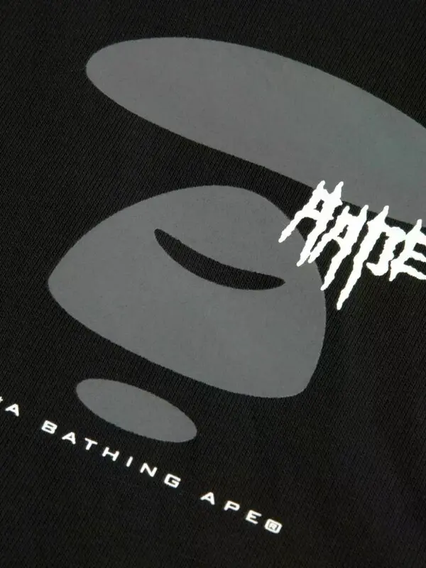 AAPE BY *A BATHING APE Moonface-print Zip-up Hoodie