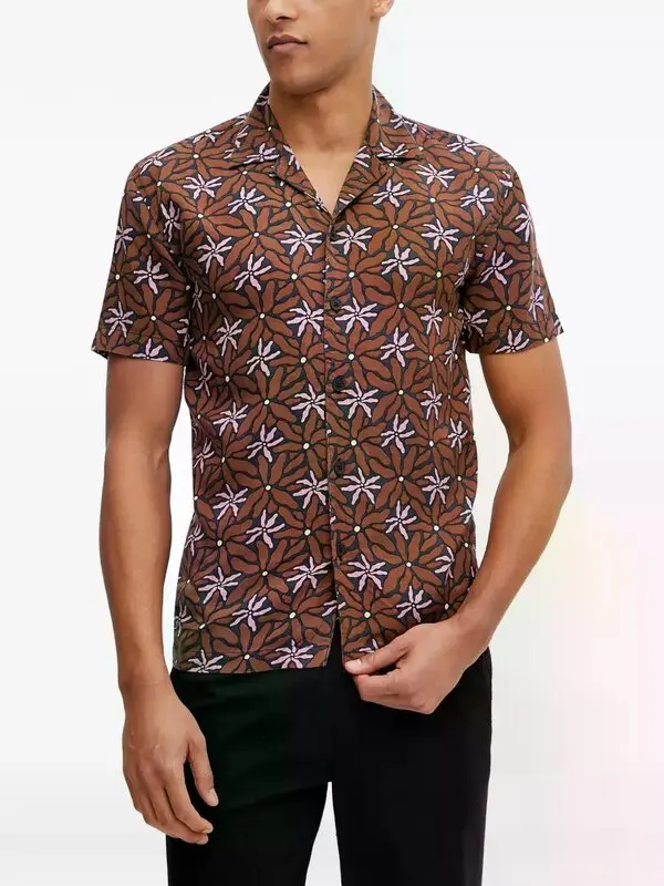 PICTURE ORGANIC CLOTHING Mareeba Floral Short-sleeve Shirt