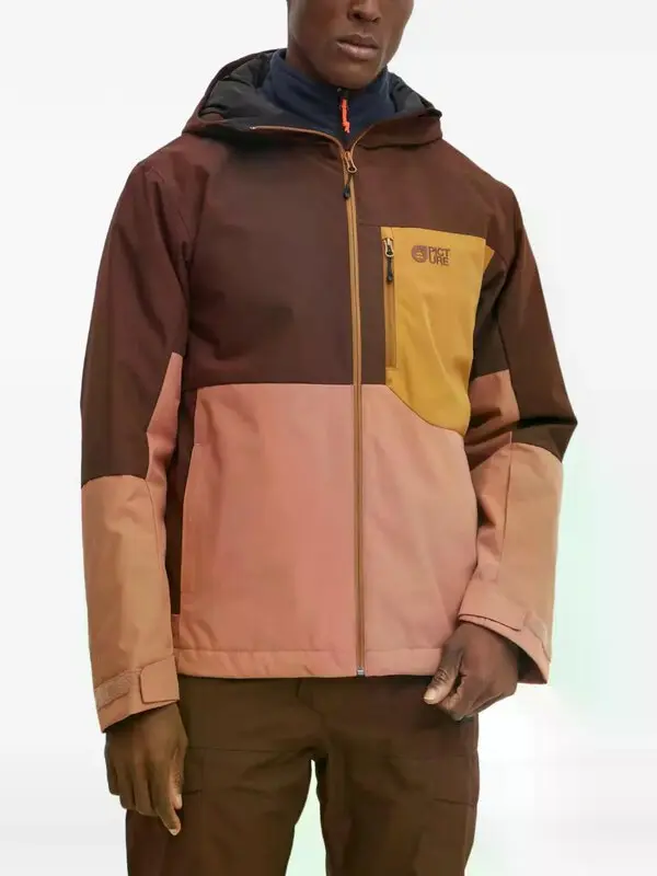 PICTURE ORGANIC CLOTHING Nitric Colour-block Hooded Ski Jacket
