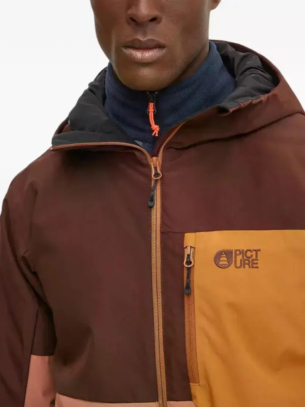 PICTURE ORGANIC CLOTHING Nitric Colour-block Hooded Ski Jacket