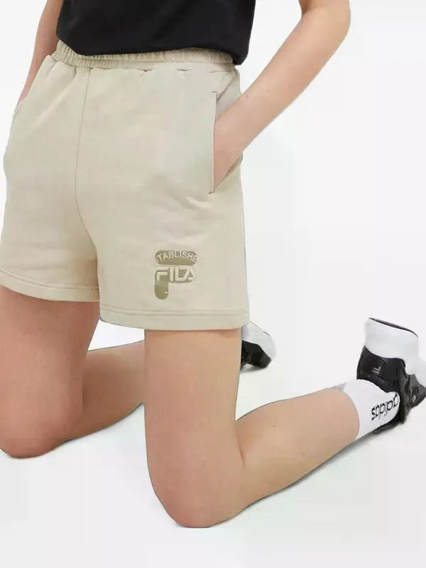 FILA Logo Shorts - Neutrals