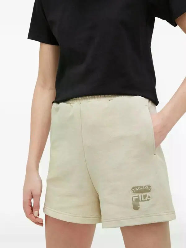 FILA Logo Shorts - Neutrals