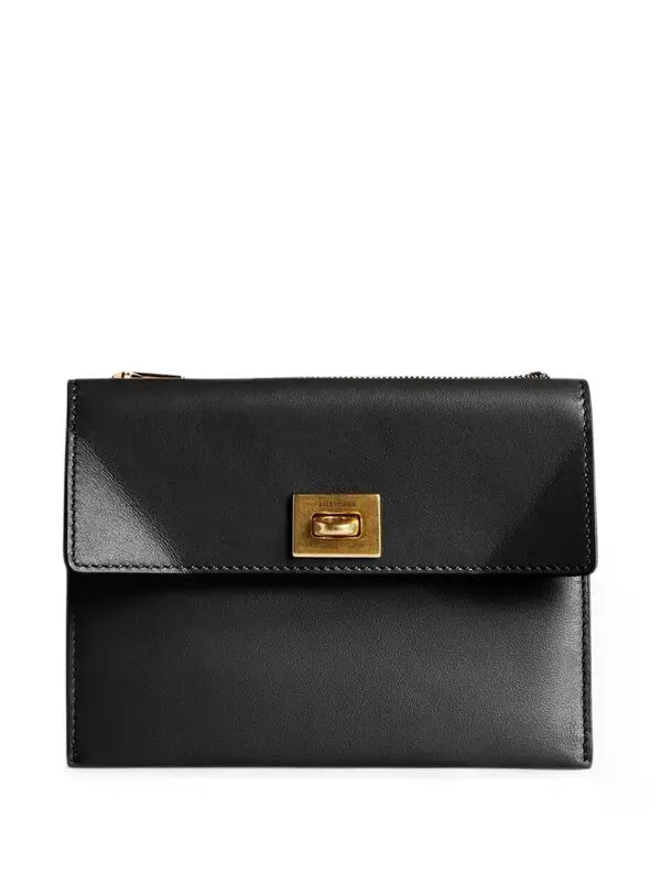 Balenciaga Rodeo Coin And Card Holder - Black