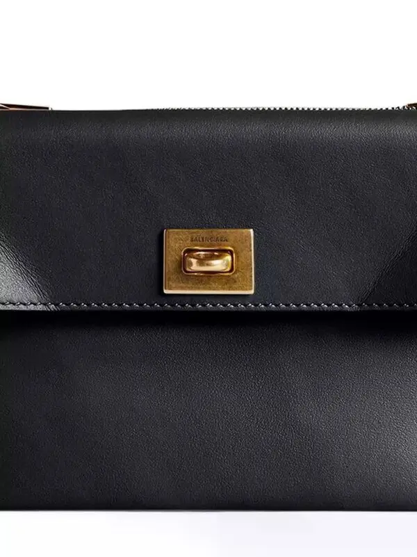 Balenciaga Rodeo Coin And Card Holder - Black