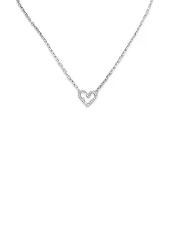 Furla Heart Pendant Necklace - Silver
