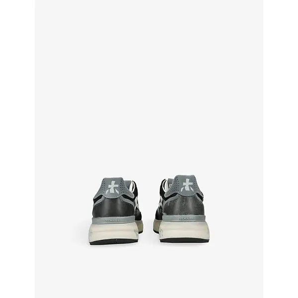 Premiata Mick Suede And Mesh Trainers