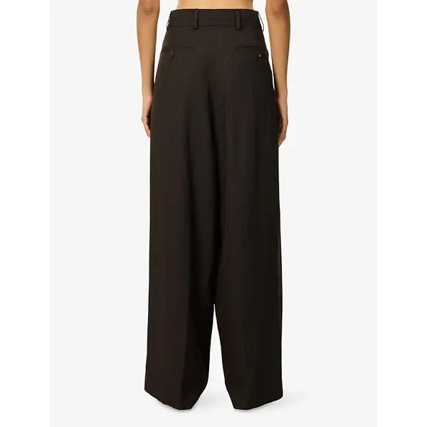 Dries Van Noten Podium Wide-leg Woven Trousers