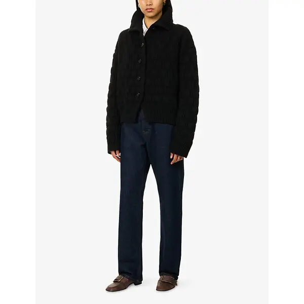 Dries Van Noten Terino Textured Wool-and-cashmere Cardigan