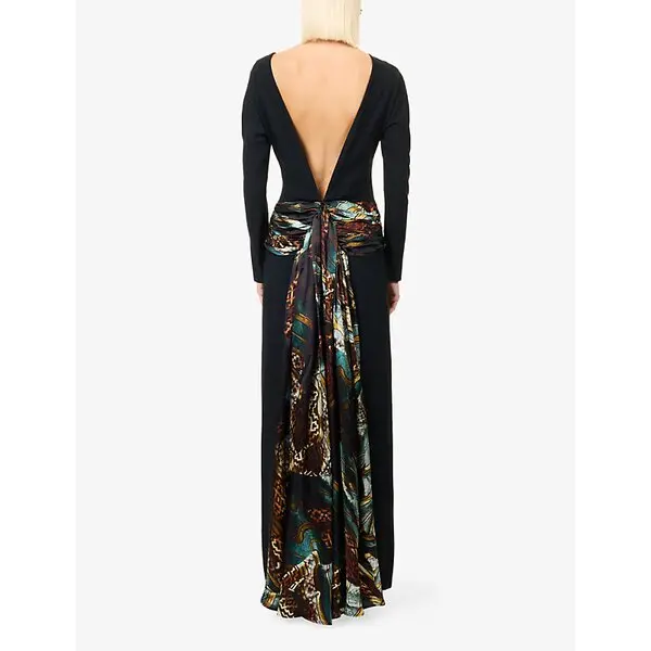 Dries Van Noten Decado Printed Woven Dress