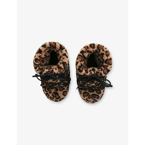 Moon Boot Icon Low Animal-print Fleece S
