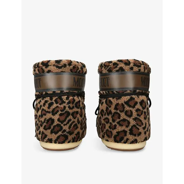 Moon Boot Icon Low Animal-print Fleece S