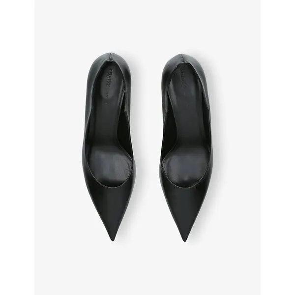 Khaite Valerie 55 Leather Heeled Courts