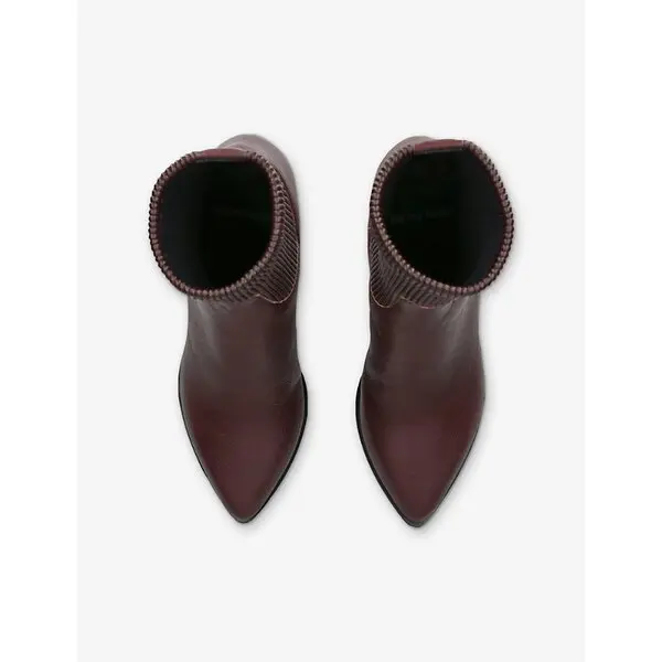Pierre Hardy Rodeo Grain Leather Heeled Ankle Boots
