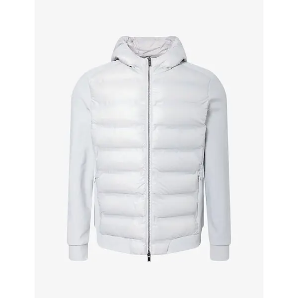 ARNE Hybrid Hooded Shell Puffer Jacket