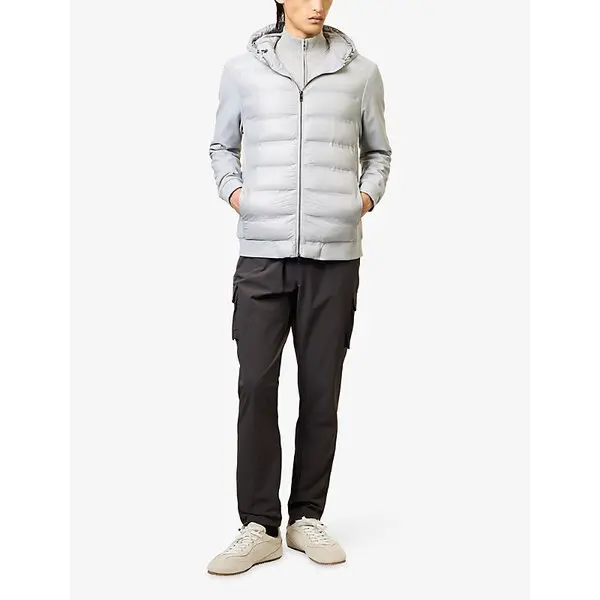 ARNE Hybrid Hooded Shell Puffer Jacket