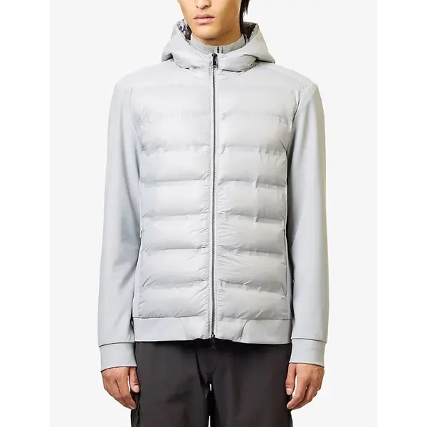 ARNE Hybrid Hooded Shell Puffer Jacket