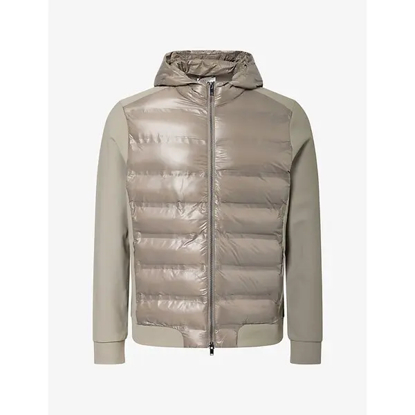 ARNE Hybrid Hooded Shell Puffer Jacket