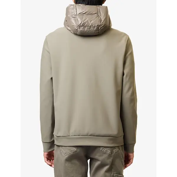 ARNE Hybrid Hooded Shell Puffer Jacket