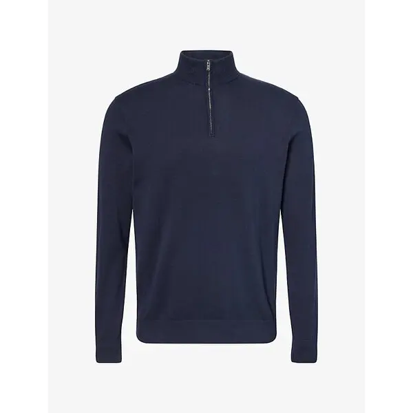 ARNE Half-zip Cotton Knit Jumper Xxl