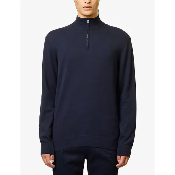 ARNE Half-zip Cotton Knit Jumper Xxl