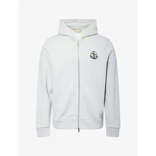 Moncler Artist Badge Zip Jersey Hoody