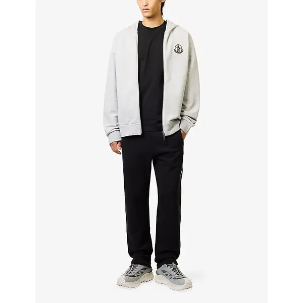 Moncler Artist Badge Zip Jersey Hoody