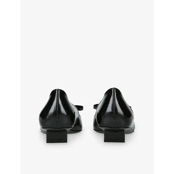 Pierre Hardy Delphine Patent Leather Kitten Heeled Courts