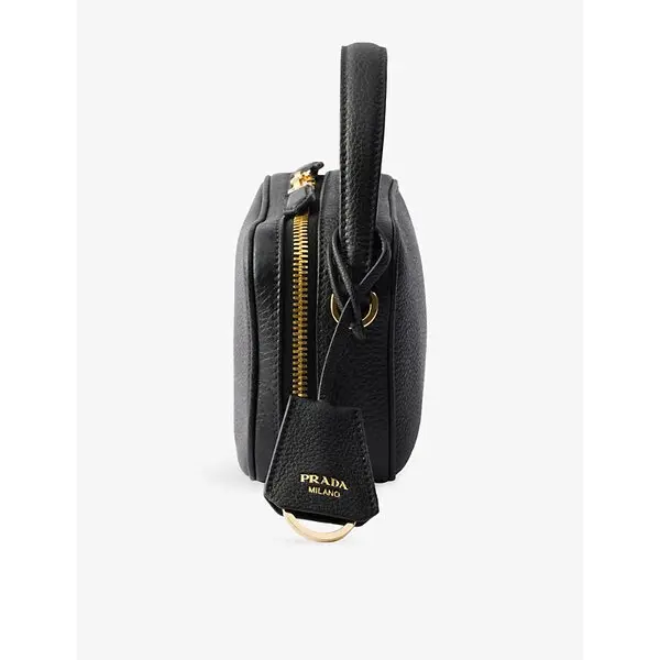 Prada Odette Mini Leather Top-handle Bag
