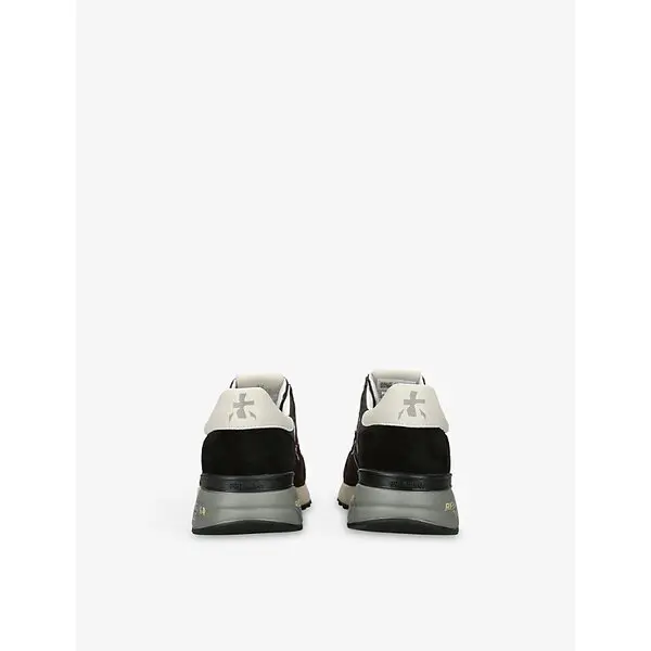 Premiata Lander Suede And Mesh Trainers