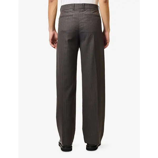 Our Legacy Phase Striped Wool Cotton Trousers