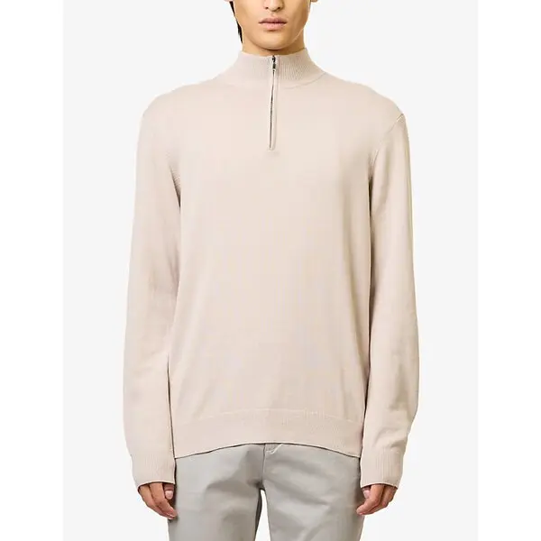 ARNE Half-zip Cotton Knit Jumper Xxl