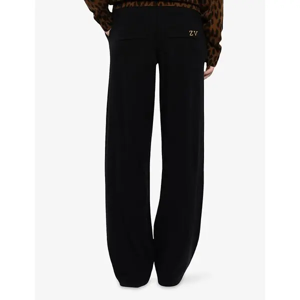 Zadig&Voltaire Parraz Drawstring-waist Wool And Cashmere Jogging Bottoms