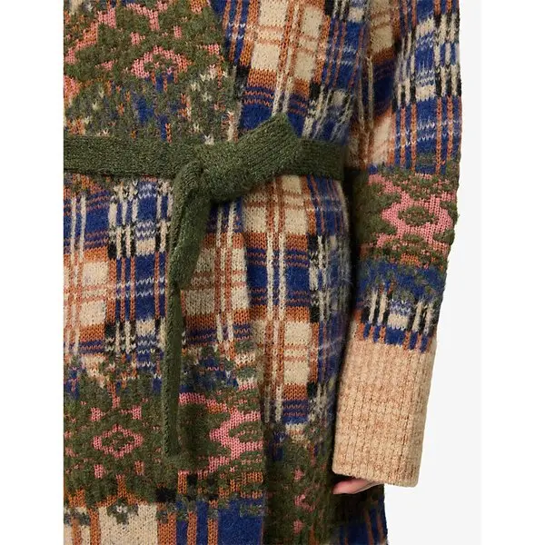 Dries Van Noten Telos Long Wool-blend Cardigan