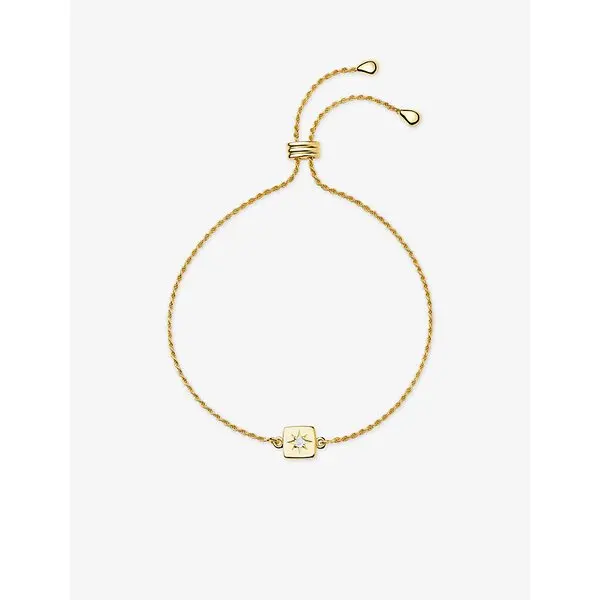 MISSOMA Birthstone 18ct Yellow Gold Vermeil And Citrine Slider Bracelet - Gold Jun