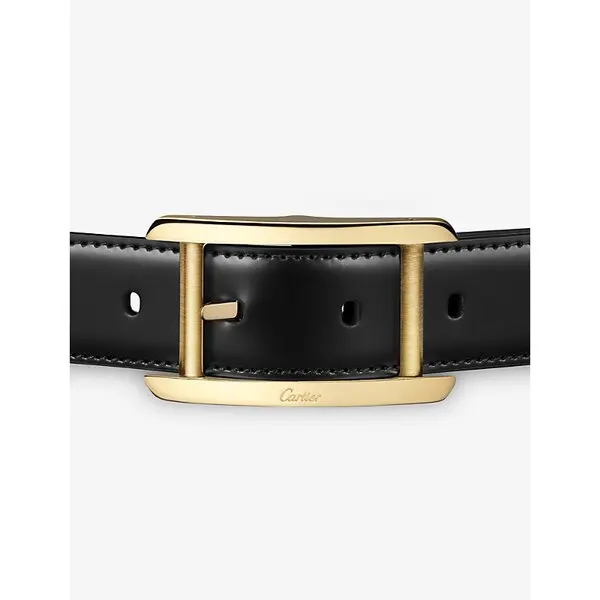 Cartier Tank De Reversible Leather Belt