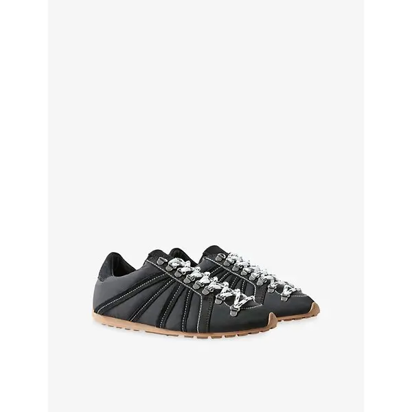Claudie Pierlot Swing Suede And Woven Trainers