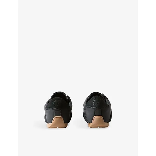 Claudie Pierlot Swing Suede And Woven Trainers