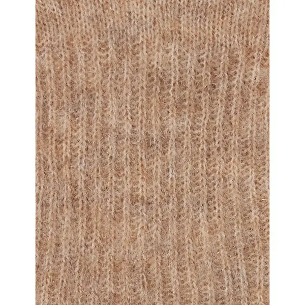 Claudie Pierlot Brushed-texture Wool-blend Gloves - Camel