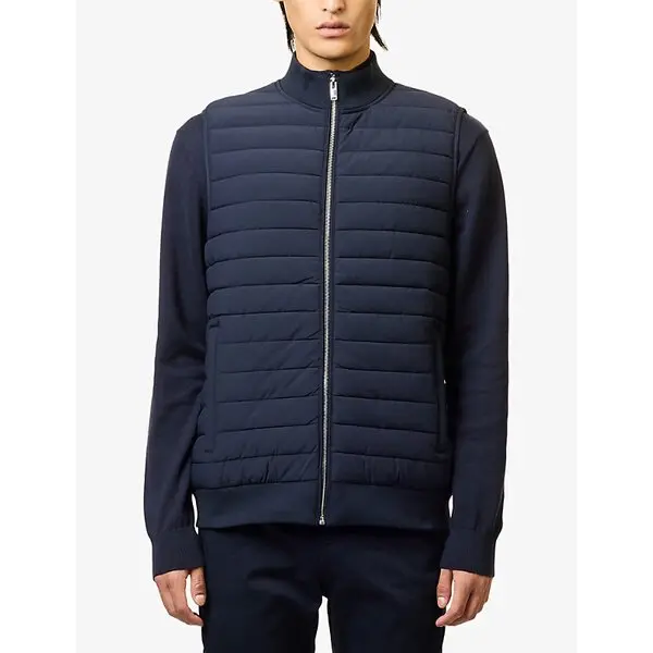ARNE Hybrid Quilted Woven Gilet