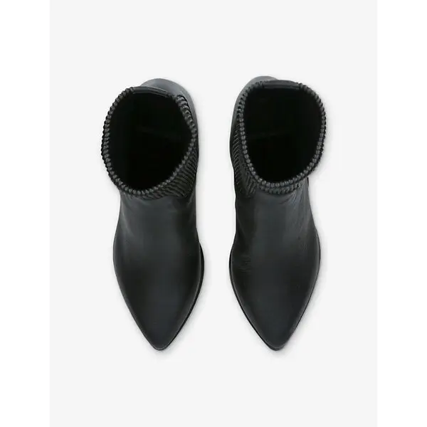 Pierre Hardy Rodeo Grain Leather Heeled Ankle Boots