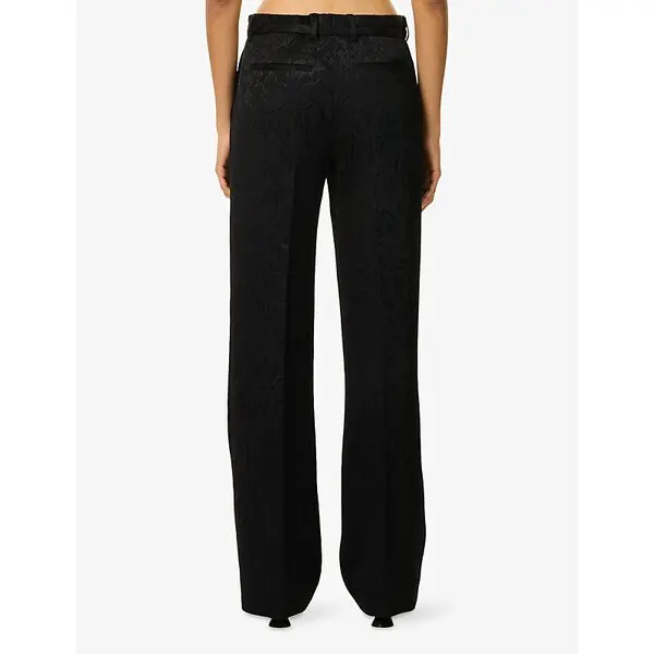 Dries Van Noten Presta Straight-leg Wool Trousers