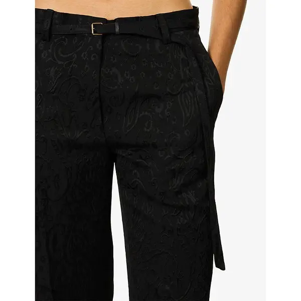 Dries Van Noten Presta Straight-leg Wool Trousers