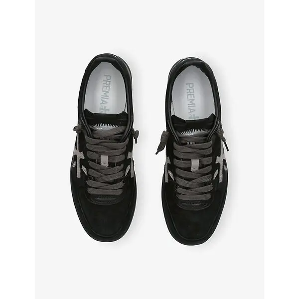Premiata Bskt Clay Suede Trainers