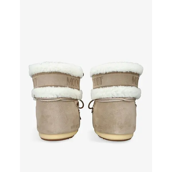 Moon Boot Icon Low Suede And Faux-fur S